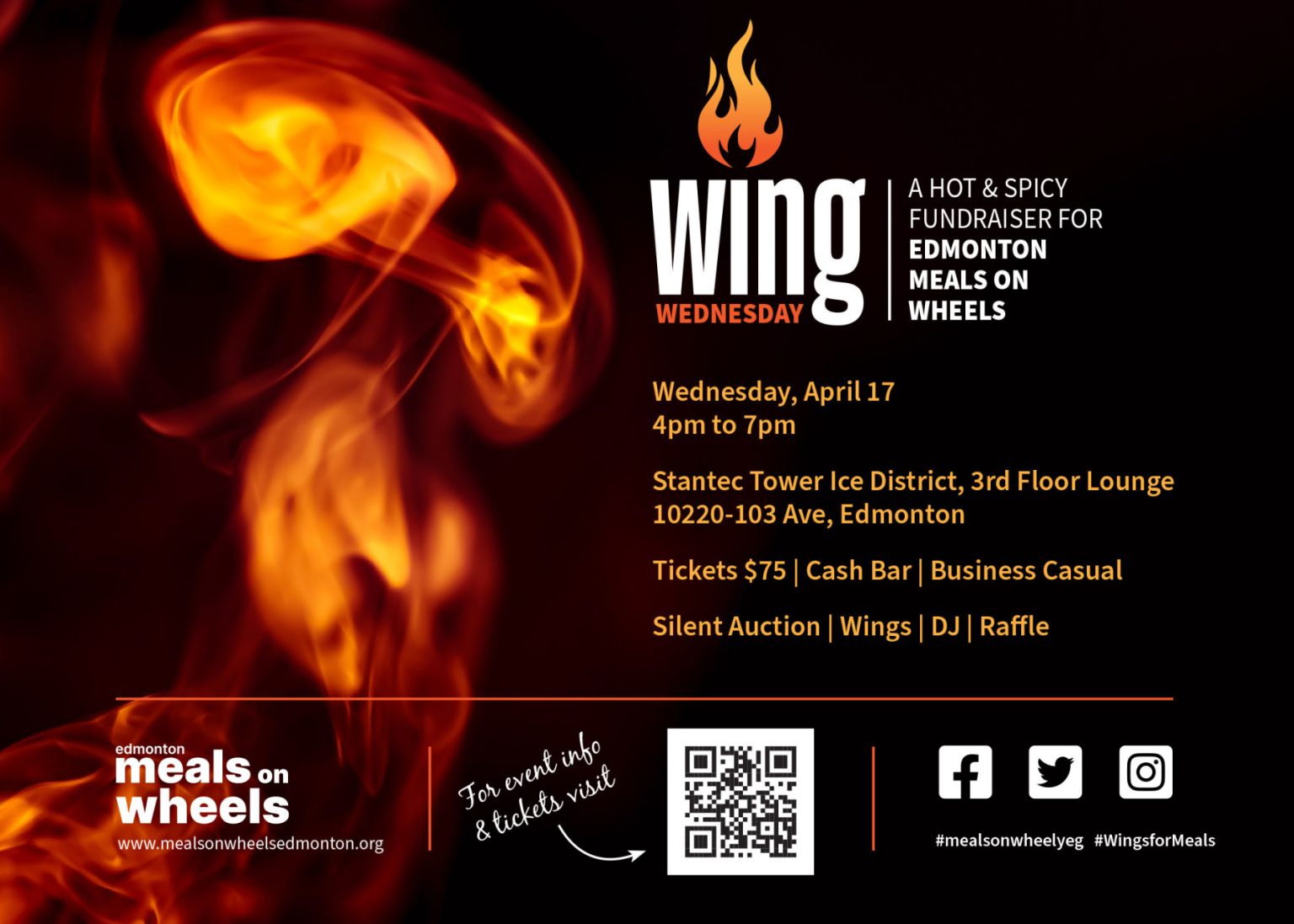 Wing Wednesday Fundraiser for Edmonton Meals on Wheels - Edmonton Meals ...